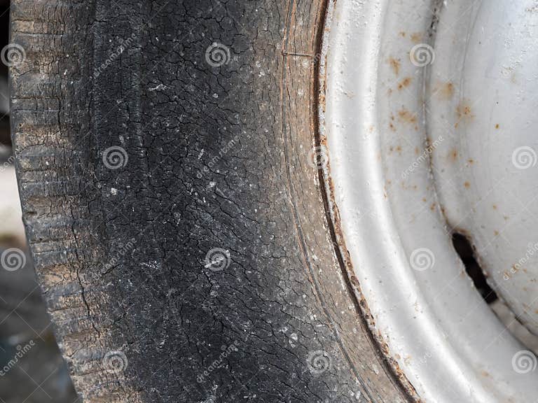 Old Cracked Rubber Texture for Abstract Stock Image - Image of motor ...