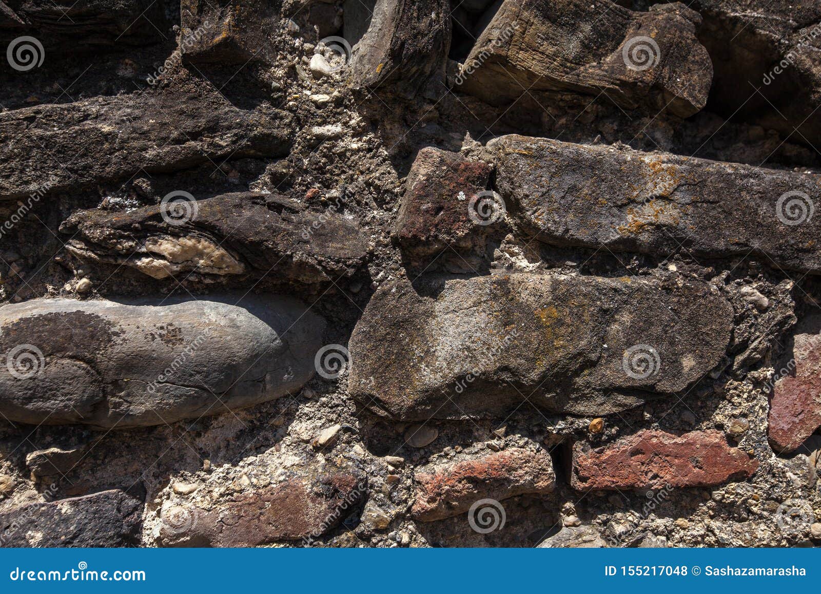 Old Cracked Stone Masonry Wall Texture Stock Photo - Image of antique ...