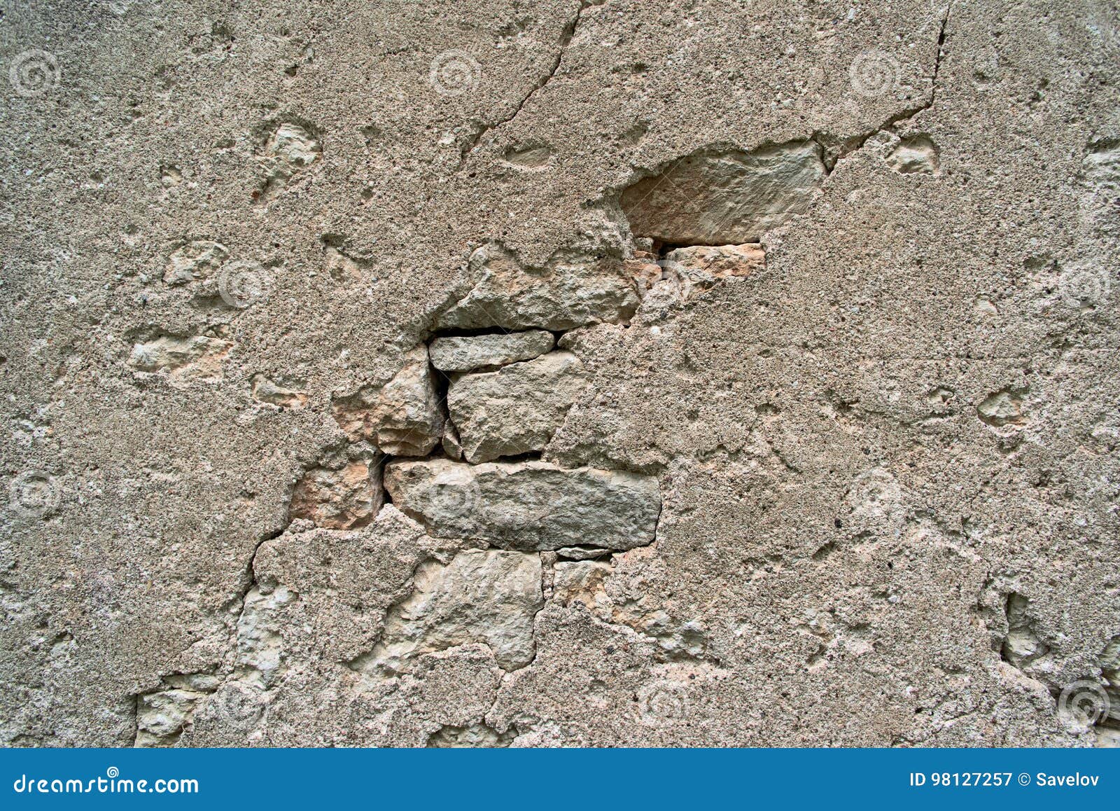 Old cracked stone wall stock image. Image of brick, detail - 98127257