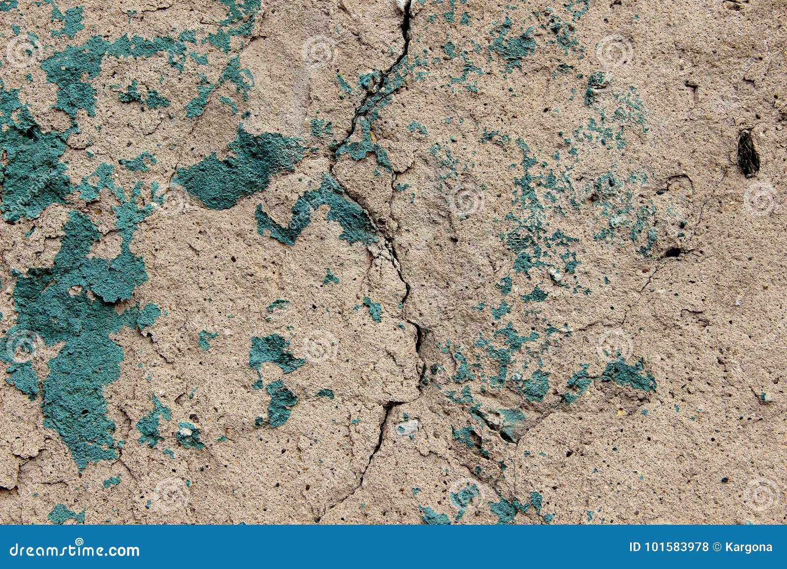 Old Cracked Stone Wall with Paint Splatter Stock Photo - Image of paint ...