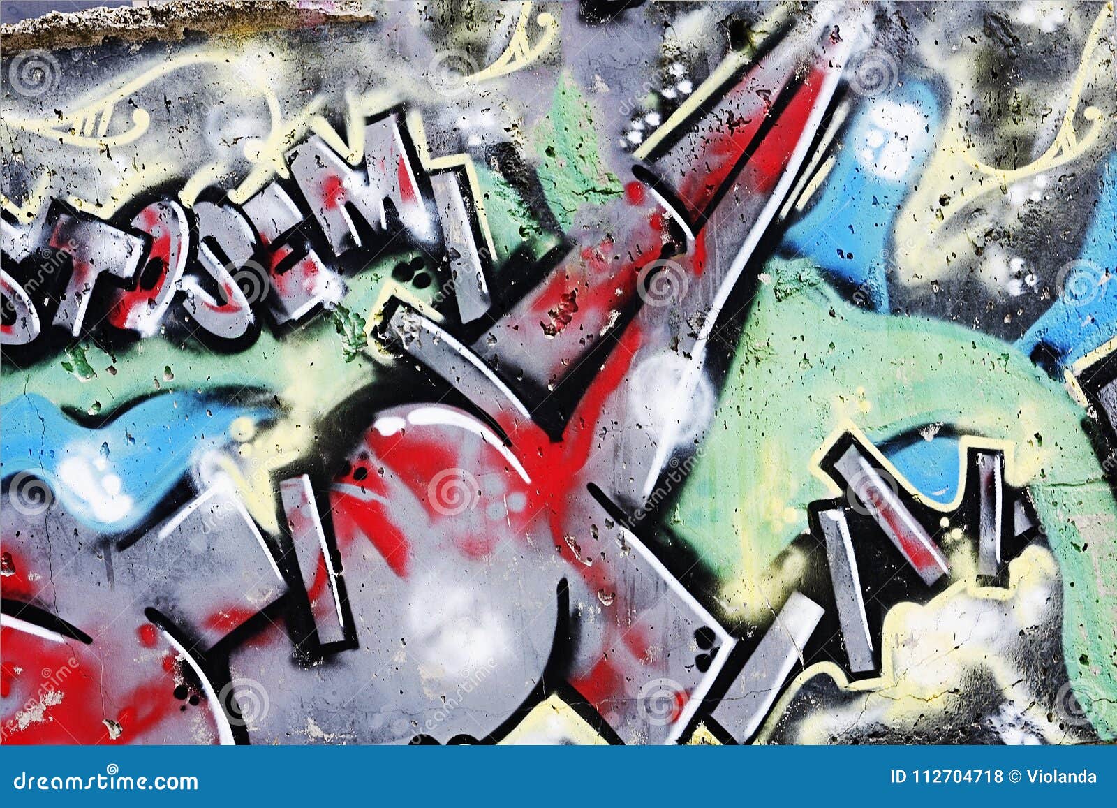Graffiti Of A Piano Keyboard Editorial Image | CartoonDealer.com #105027536