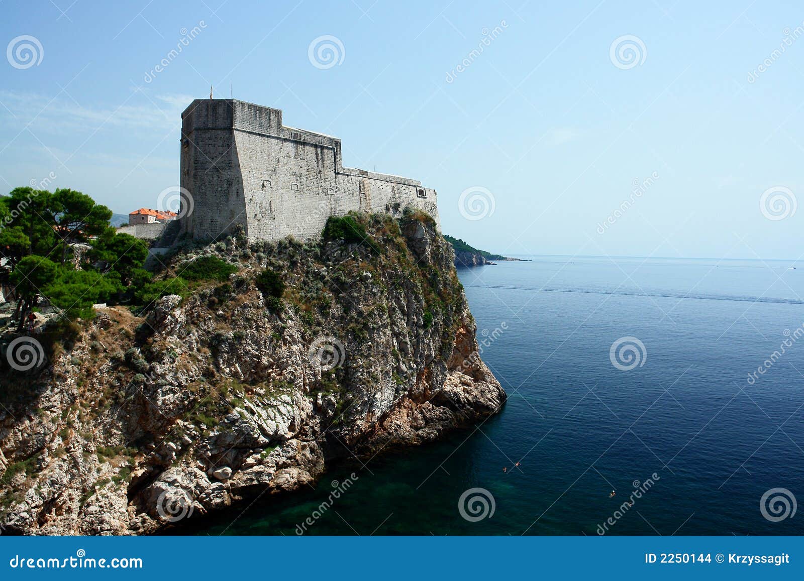 Old, Croatian castle stock photo. Image of coast, castle - 2250144
