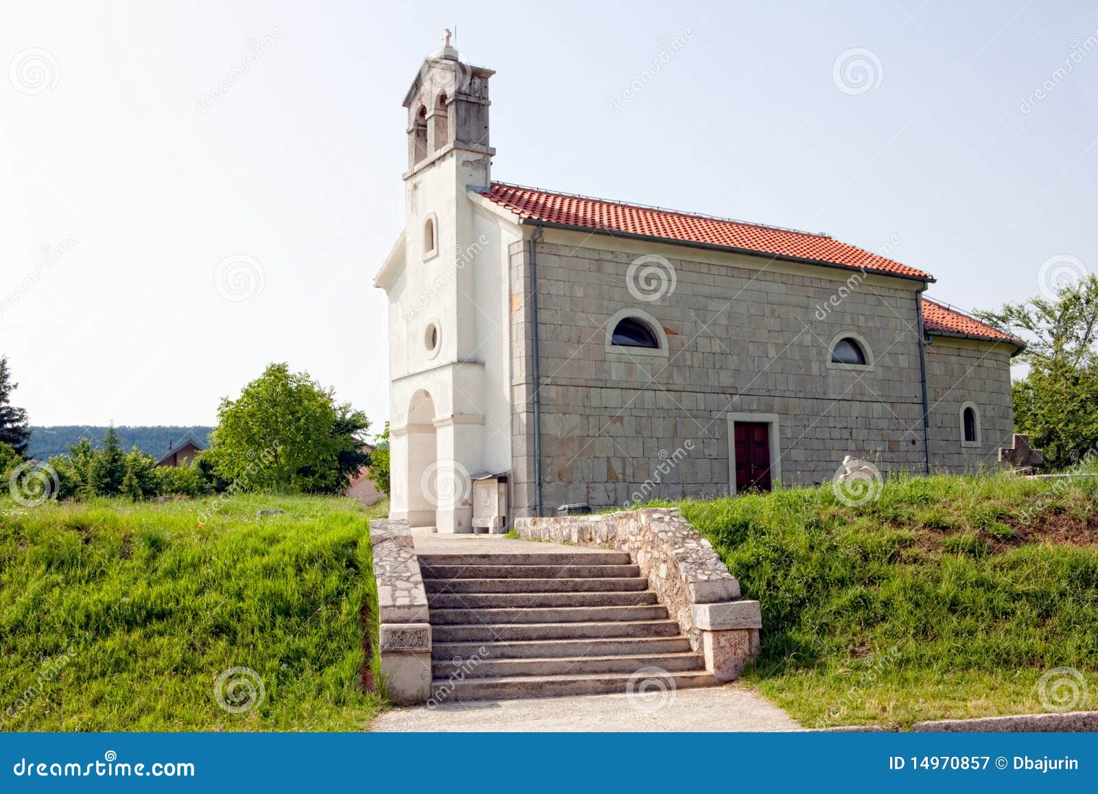 Old croatian church stock image. Image of architecture - 14970857