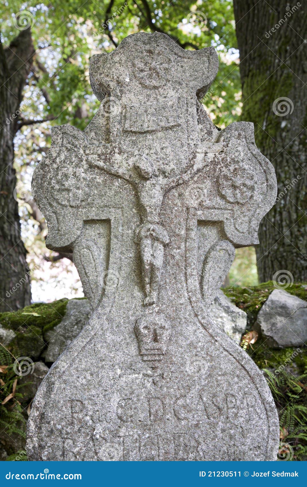 Old cross stock image. Image of dead, christianity, stone - 21230511