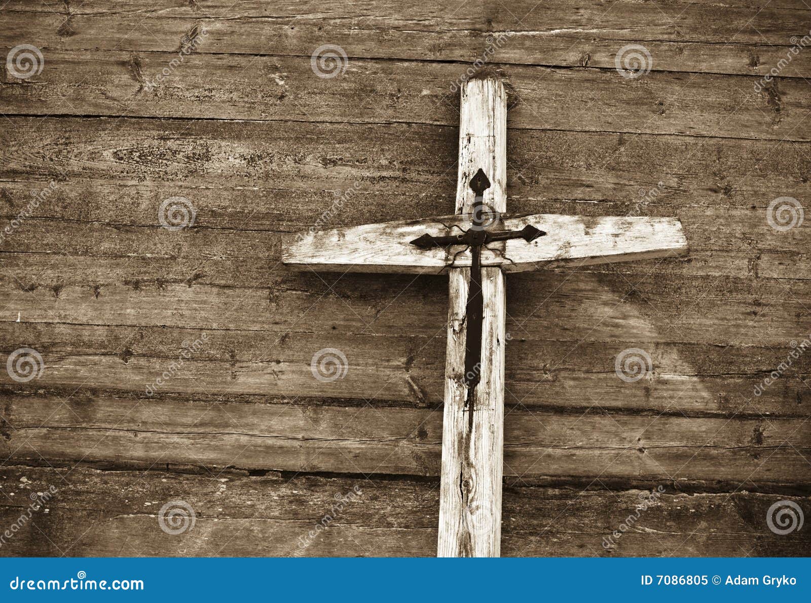 Old cross stock image. Image of outside, crucifix, vintage - 7086805