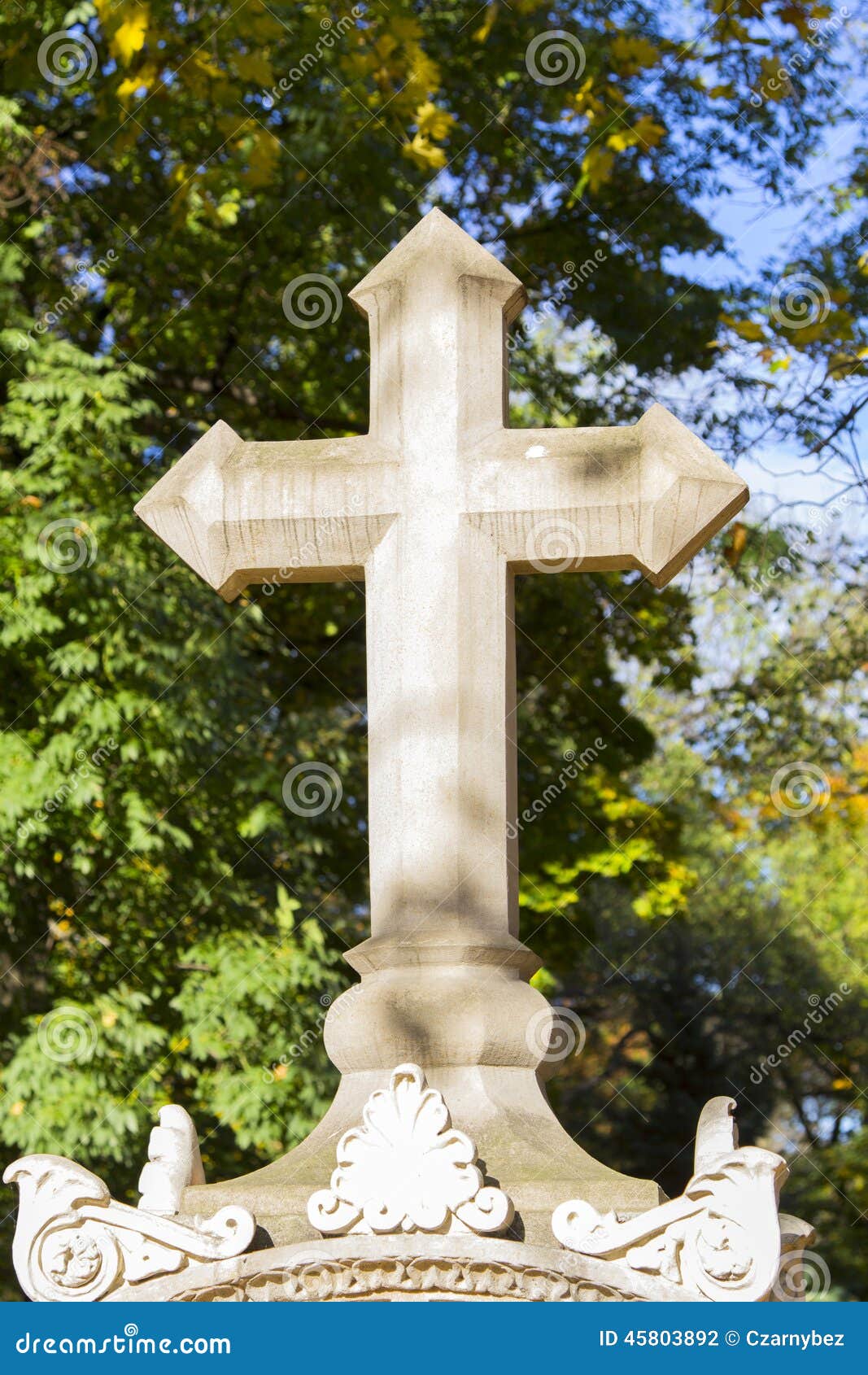Old cross stock photo. Image of religion, background - 45803892