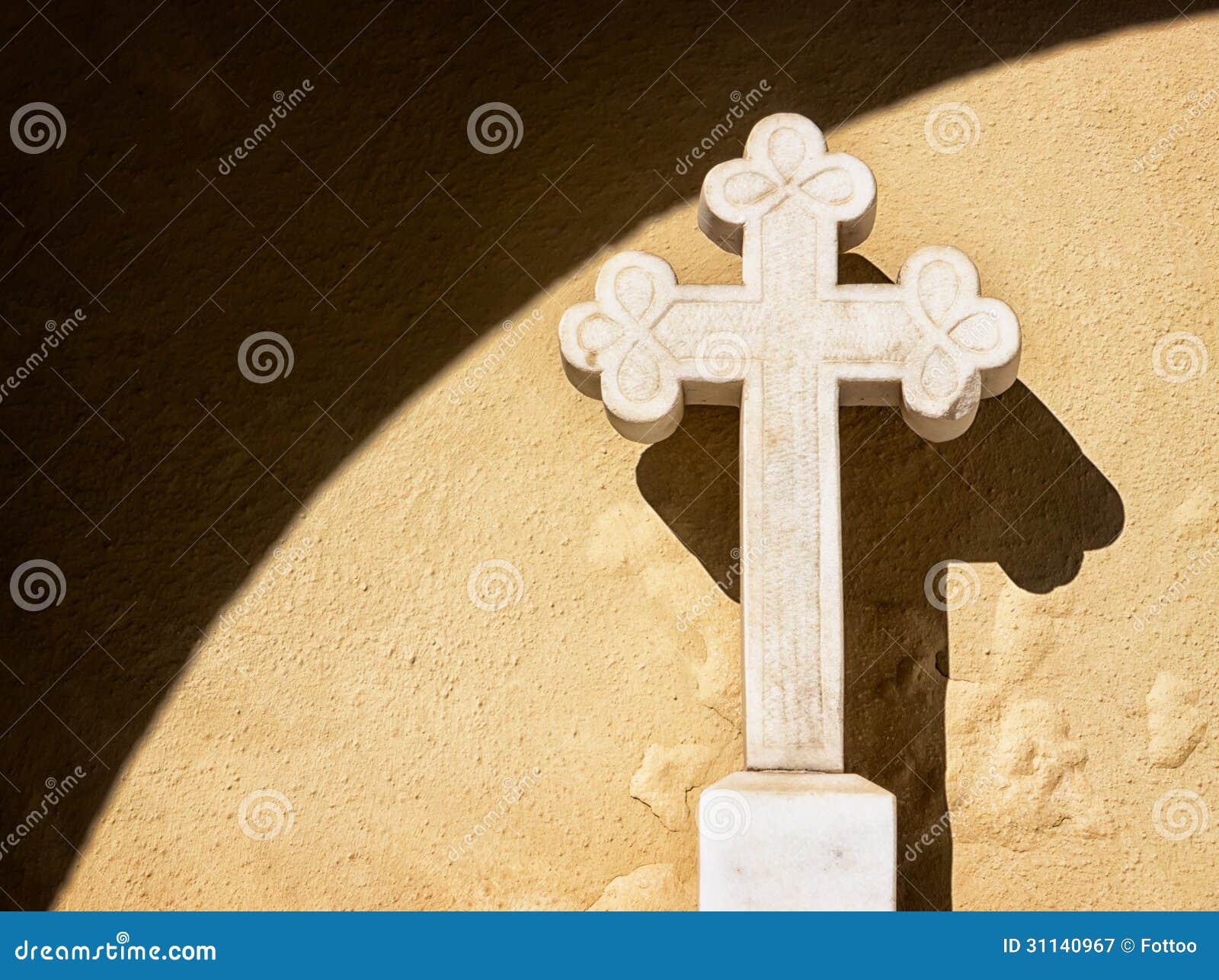 Old cross stock image. Image of shadow, rustic, symbols - 31140967