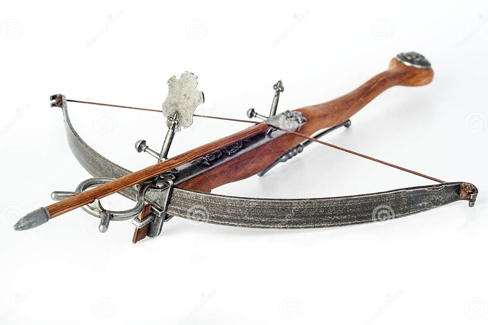 Old crossbow stock photo. Image of military, inlaid, aged - 26985308