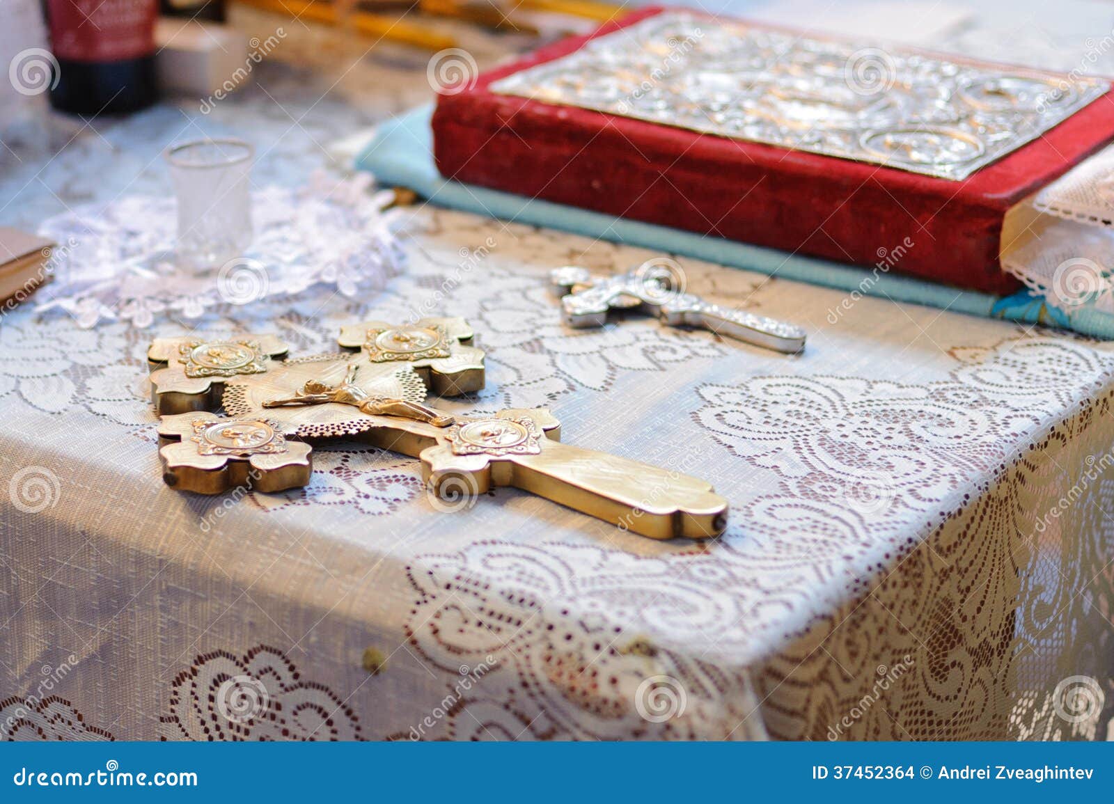 Old Crosses at Church stock photo. Image of silver, cross - 37452364