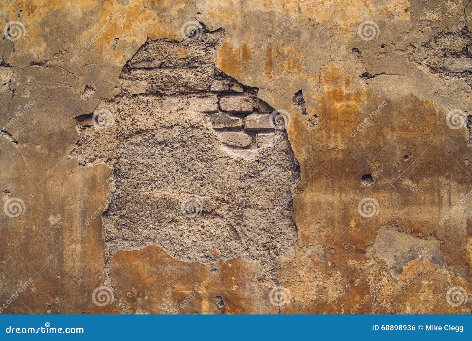 Old Crumbling European Wall Background Stock Photo - Image of detailed ...
