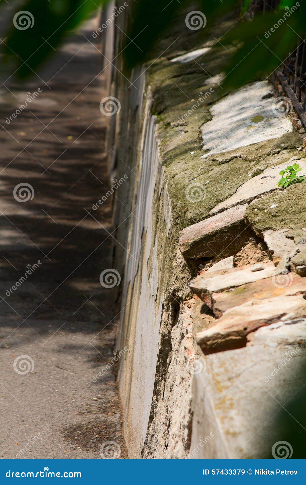 Old, crumbling foundations stock image. Image of backgrounds - 57433379