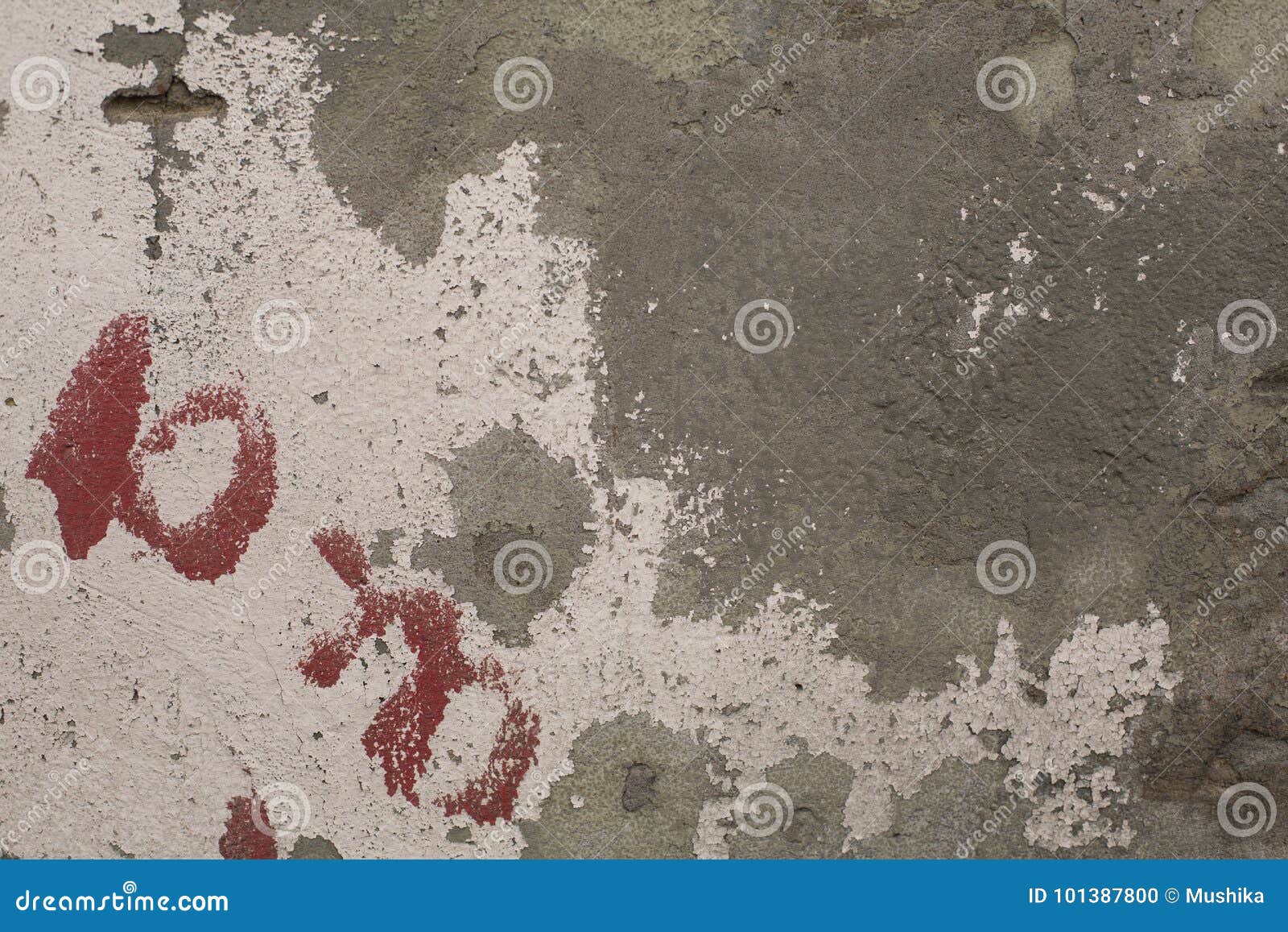 Old Crumbling Paint on Gray Plaster Concrete Wall Texture Stock Photo ...