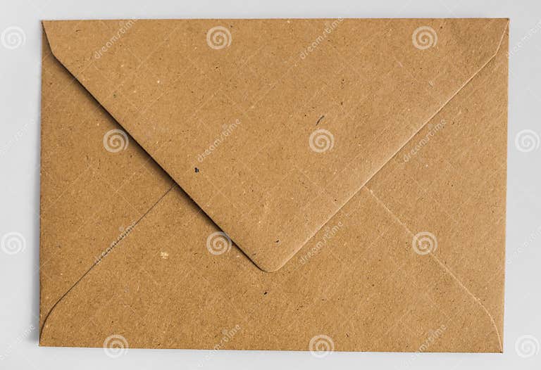 Old crumpled envelope stock image. Image of design, damaged - 231403649