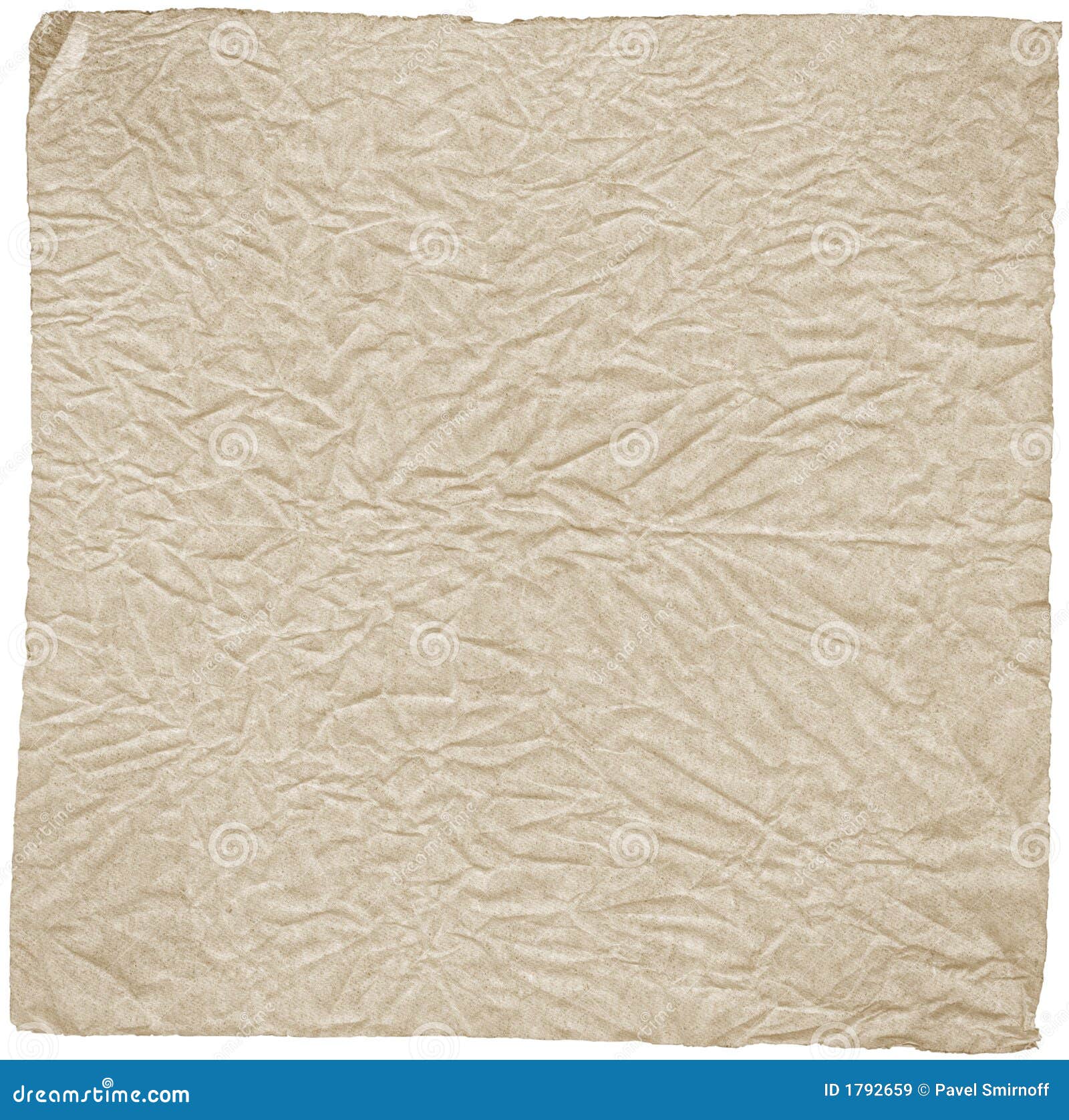 Old crumpled paper stock image. Image of paper, dirty - 1792659