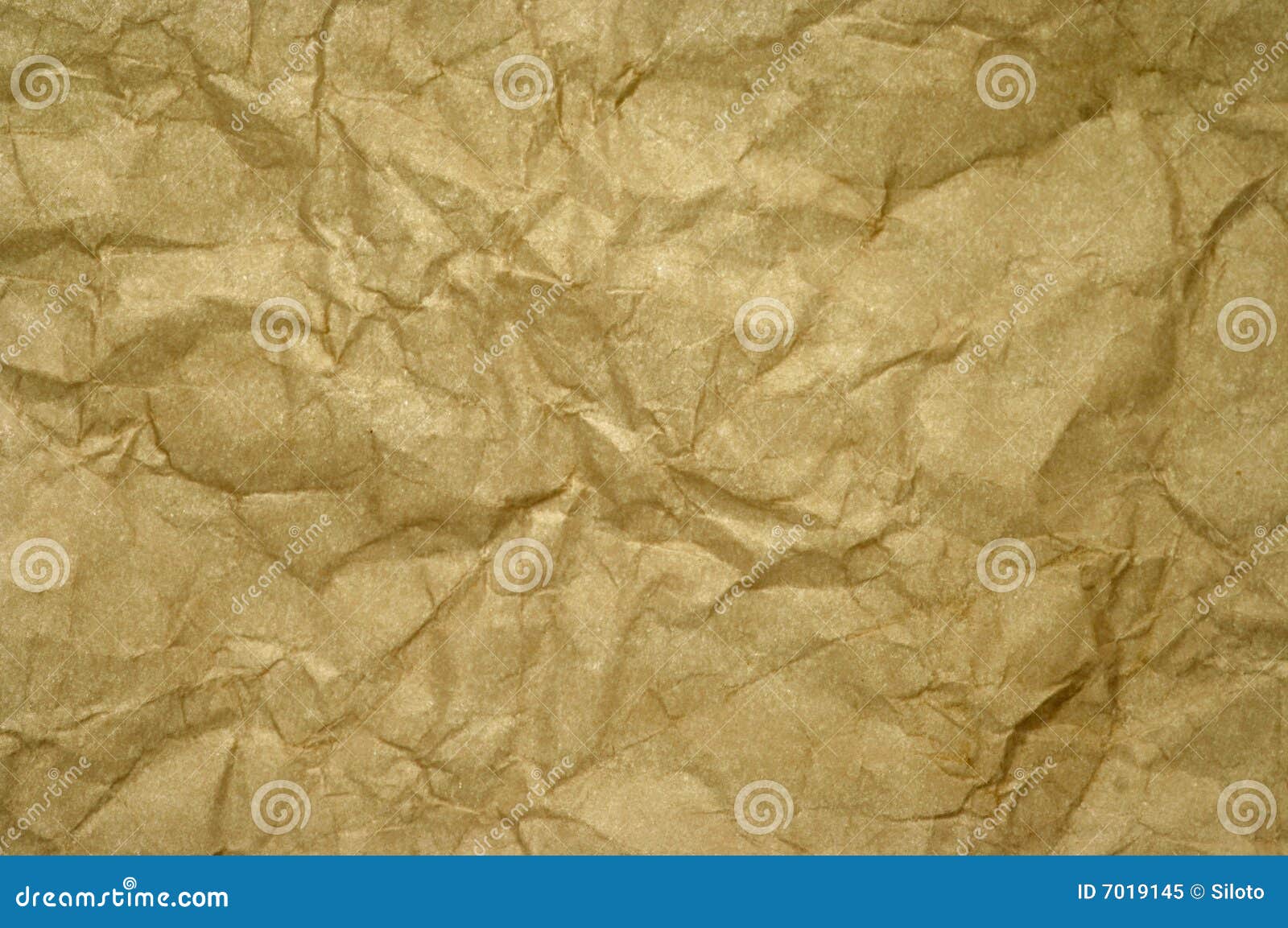 Old crumpled paper stock image. Image of rough, aged, crumpled - 7019145