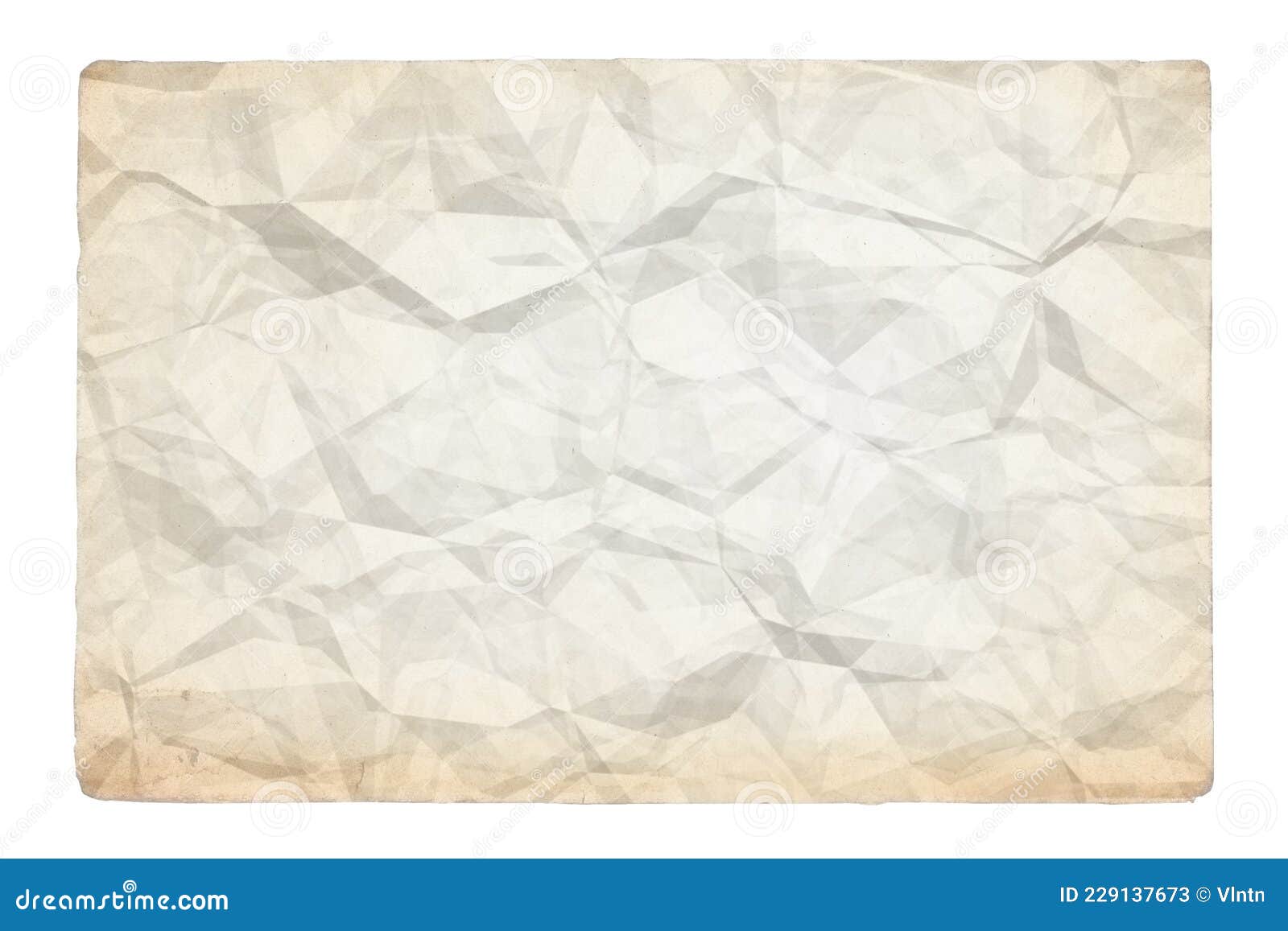 Old crumpled paper stock image. Image of parchment, cardboard - 229137673