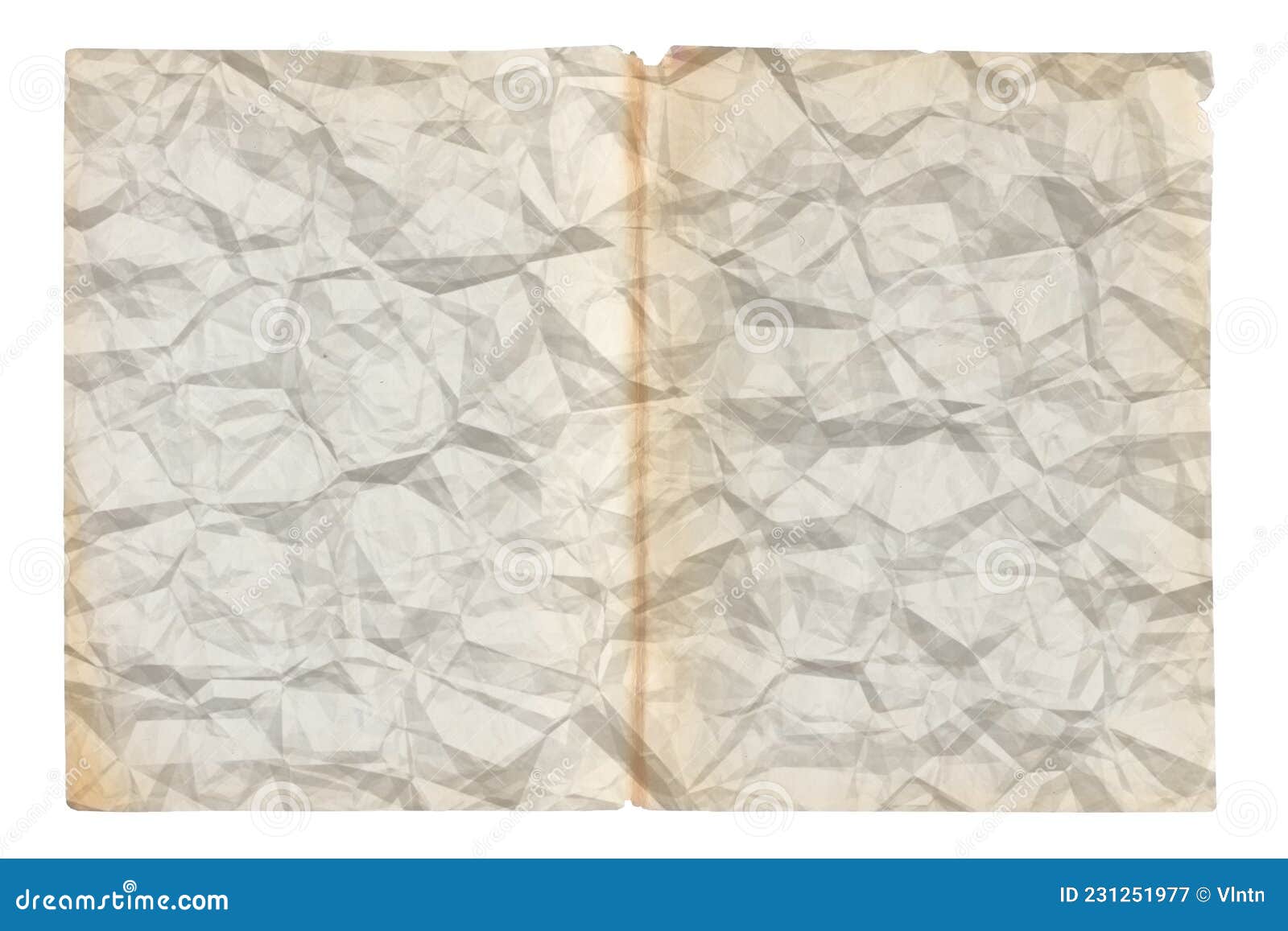 Old crumpled paper stock image. Image of letter, blank - 231251977