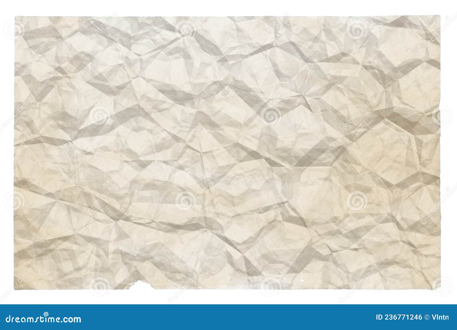 Old crumpled paper stock photo. Image of retro, ancient - 236771246