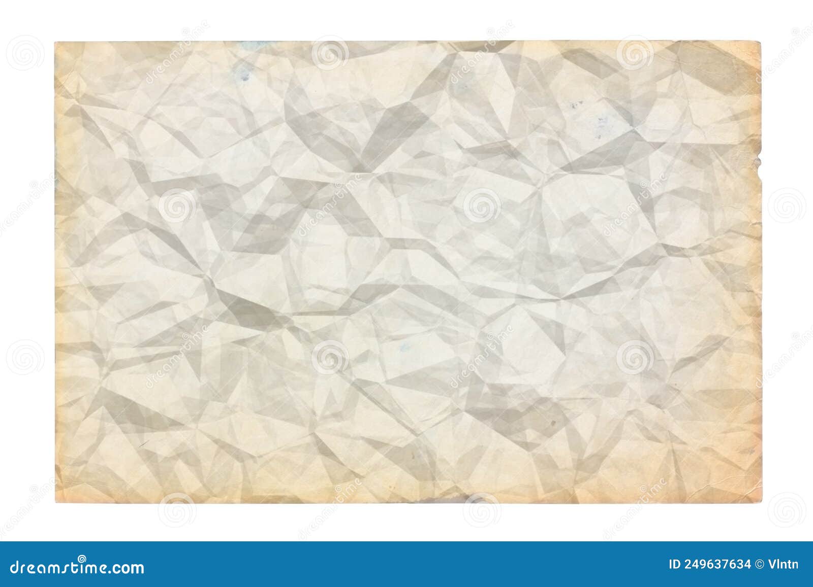 Old crumpled paper stock illustration. Illustration of paper - 249637634
