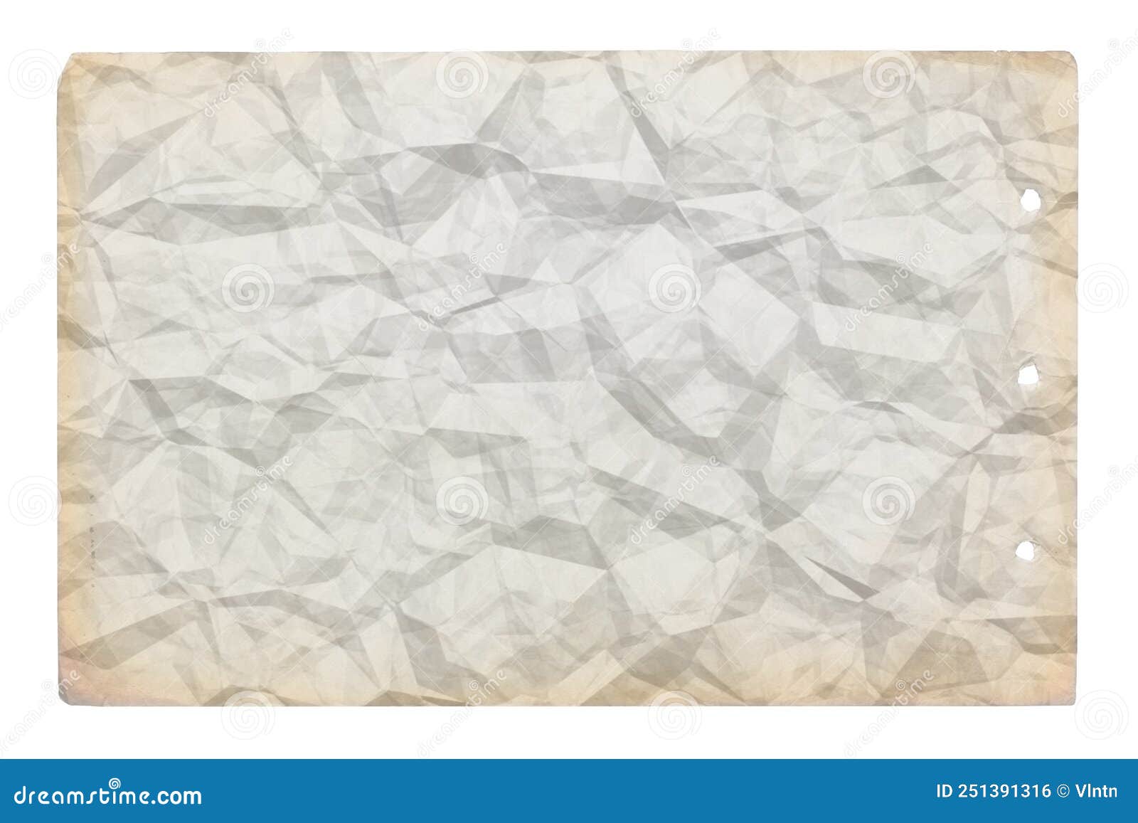 Old crumpled paper stock photo. Image of aged, crease - 251391316