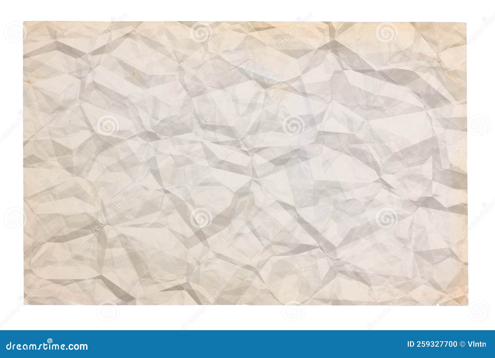 Old crumpled paper stock photo. Image of ancient, copyspace - 259327700