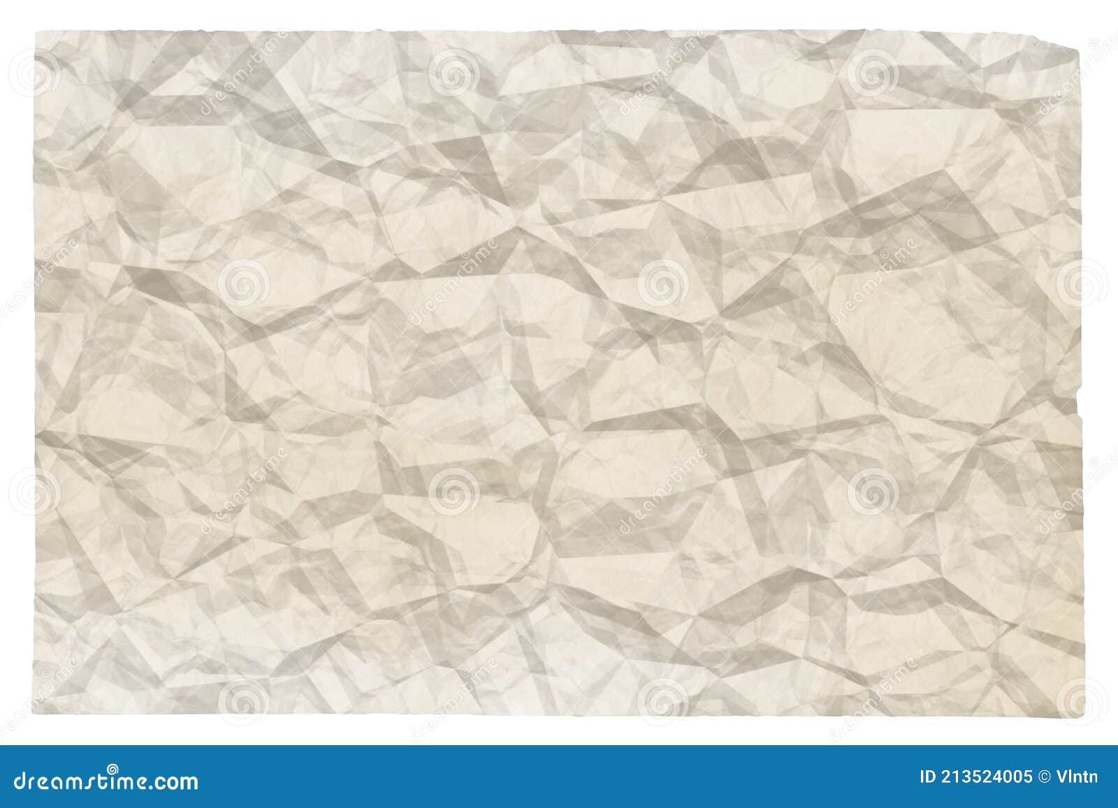 Old crumpled paper stock image. Image of isolated, aged - 213524005