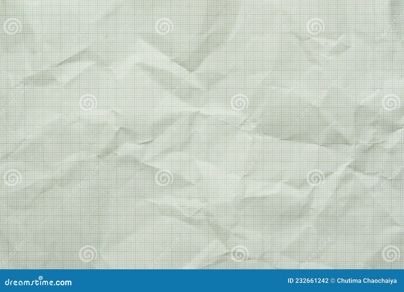 Old Crumpled or Wrinkled Graph Paper Texture Stock Photo - Image of ...