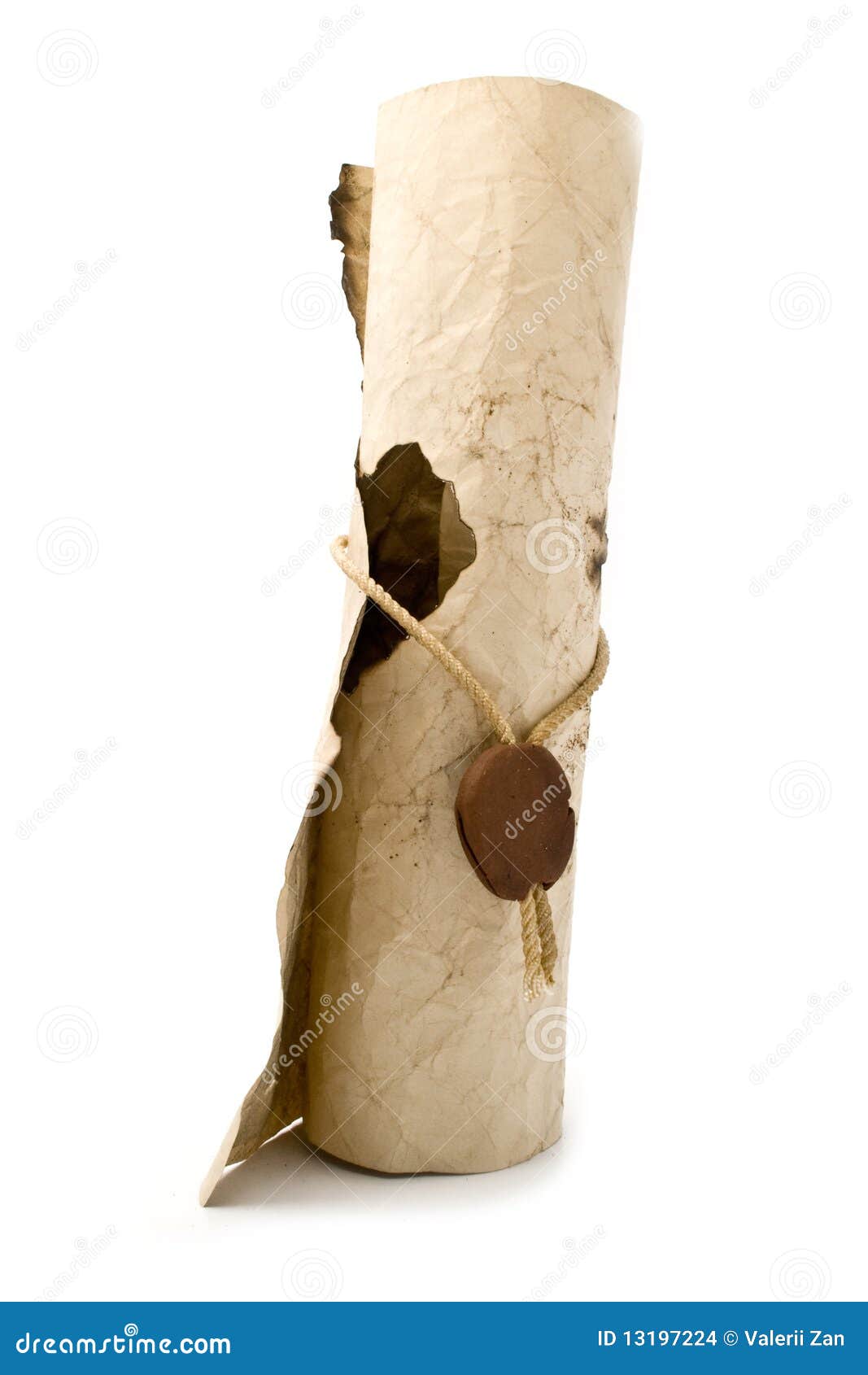 Old crushed paper stock photo. Image of scratched, ancient - 13197224