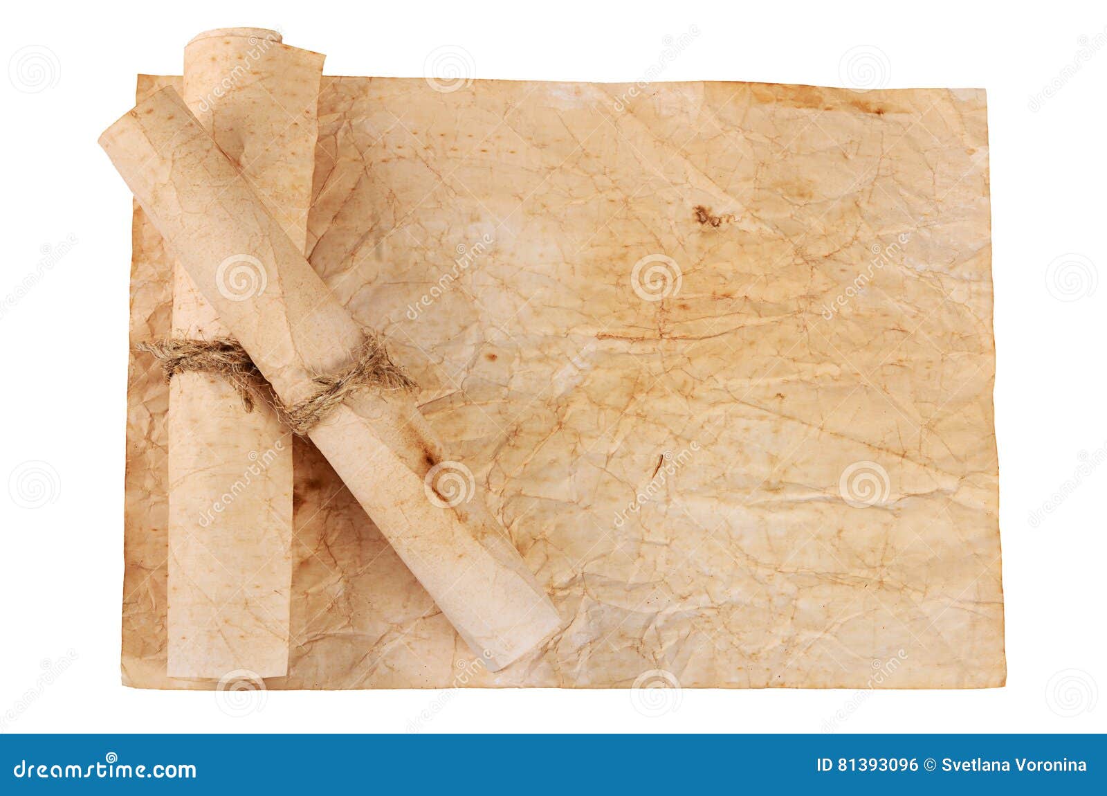 Old crushed paper close up stock photo. Image of roll - 81393096