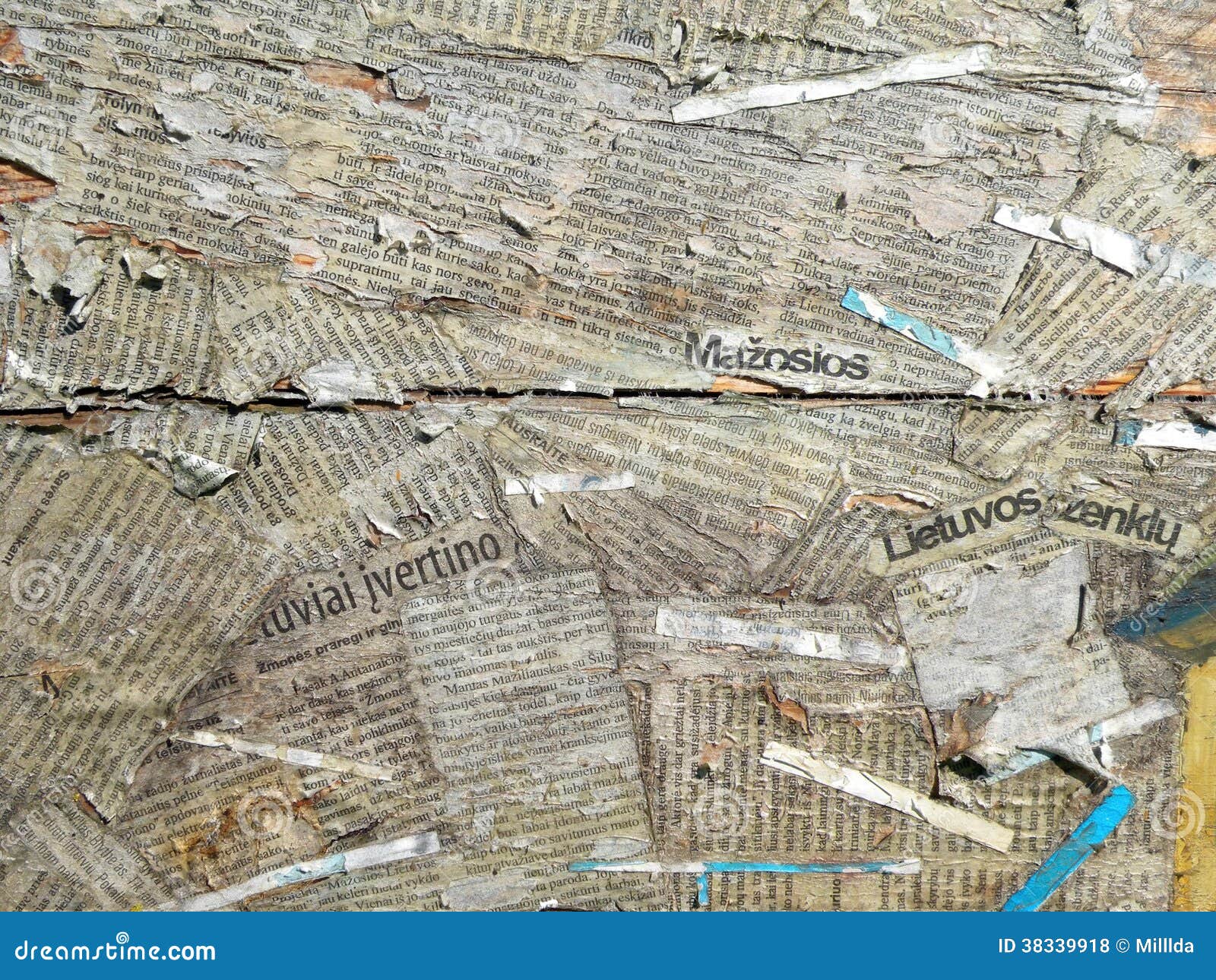 Old cut newspaper stock photo. Image of grunge, black - 38339918