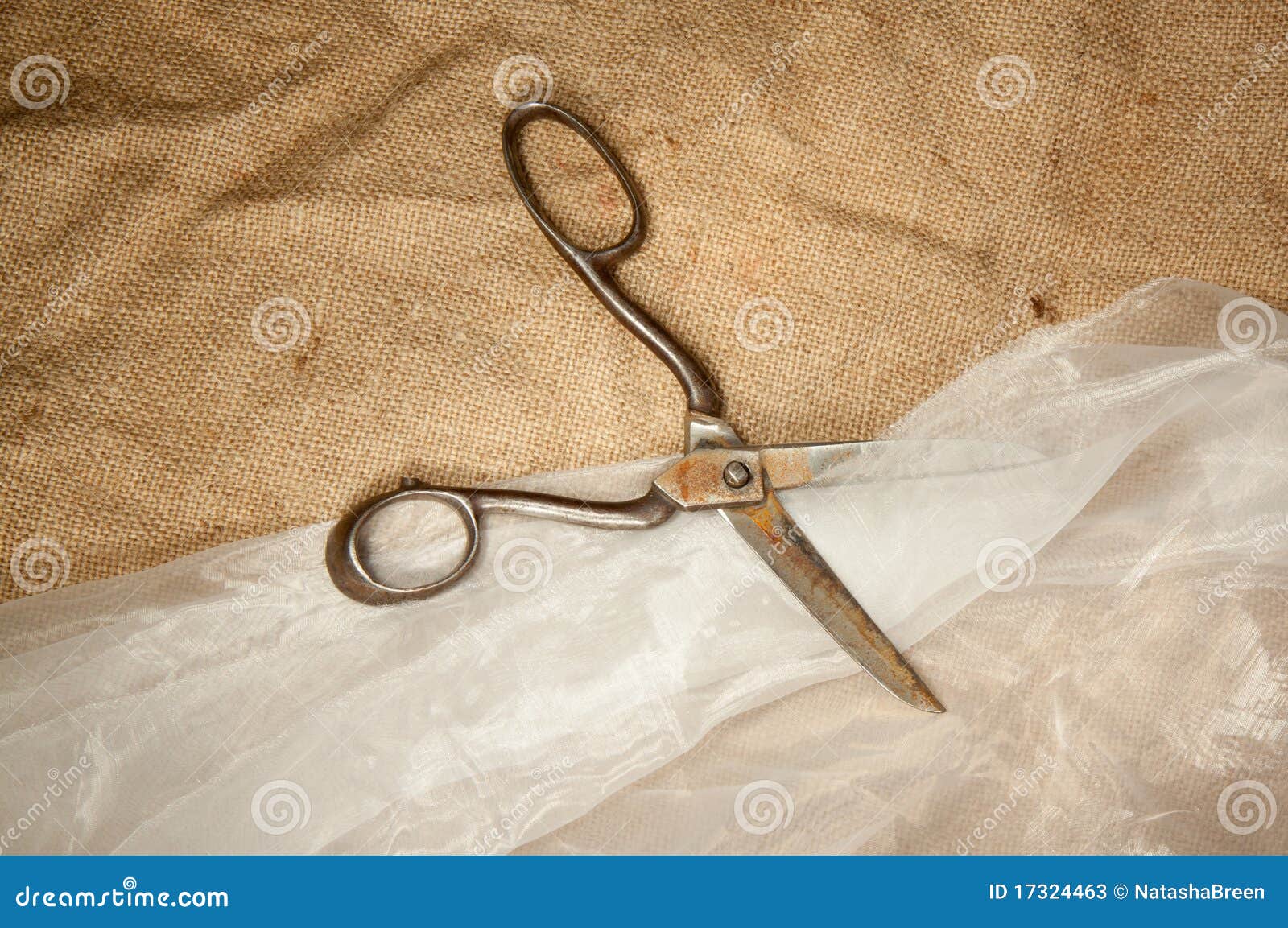 Old cuting scissors stock image. Image of vintage, style - 17324463