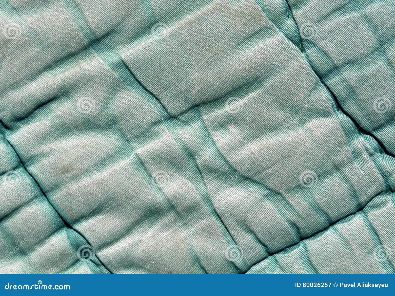 Old Cyan Color Blanket Texture. Stock Image - Image of cloth, closeup ...