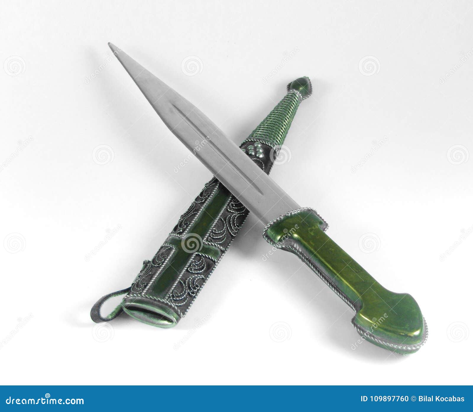 Old dagger with cover stock photo. Image of beautiful - 109897760