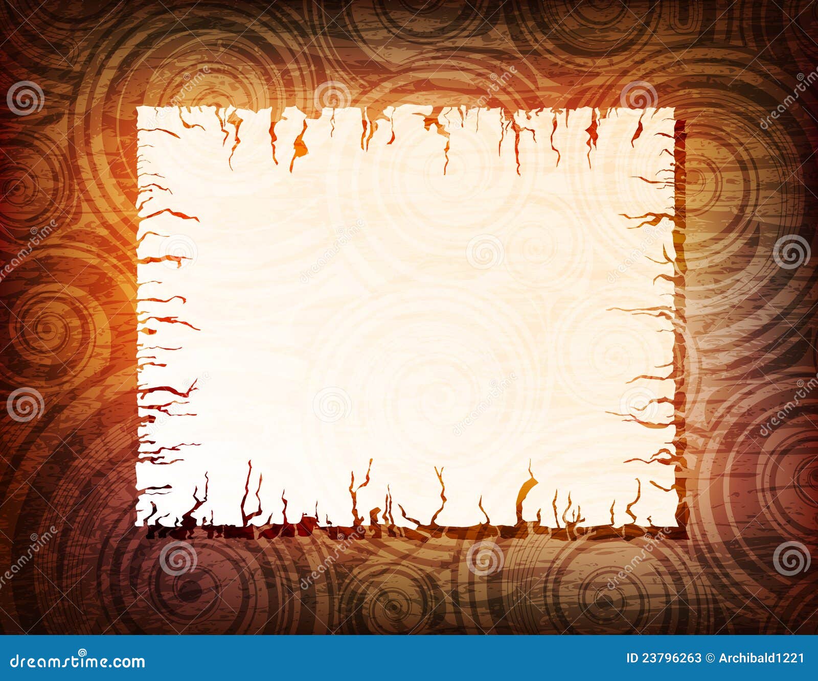 Old damaged banner stock vector. Illustration of eps10 - 23796263