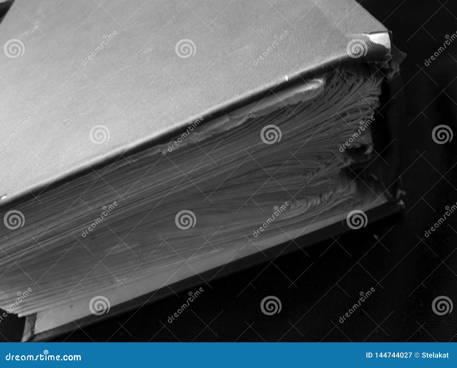 Old damaged book stock image. Image of education, damaged - 144744027