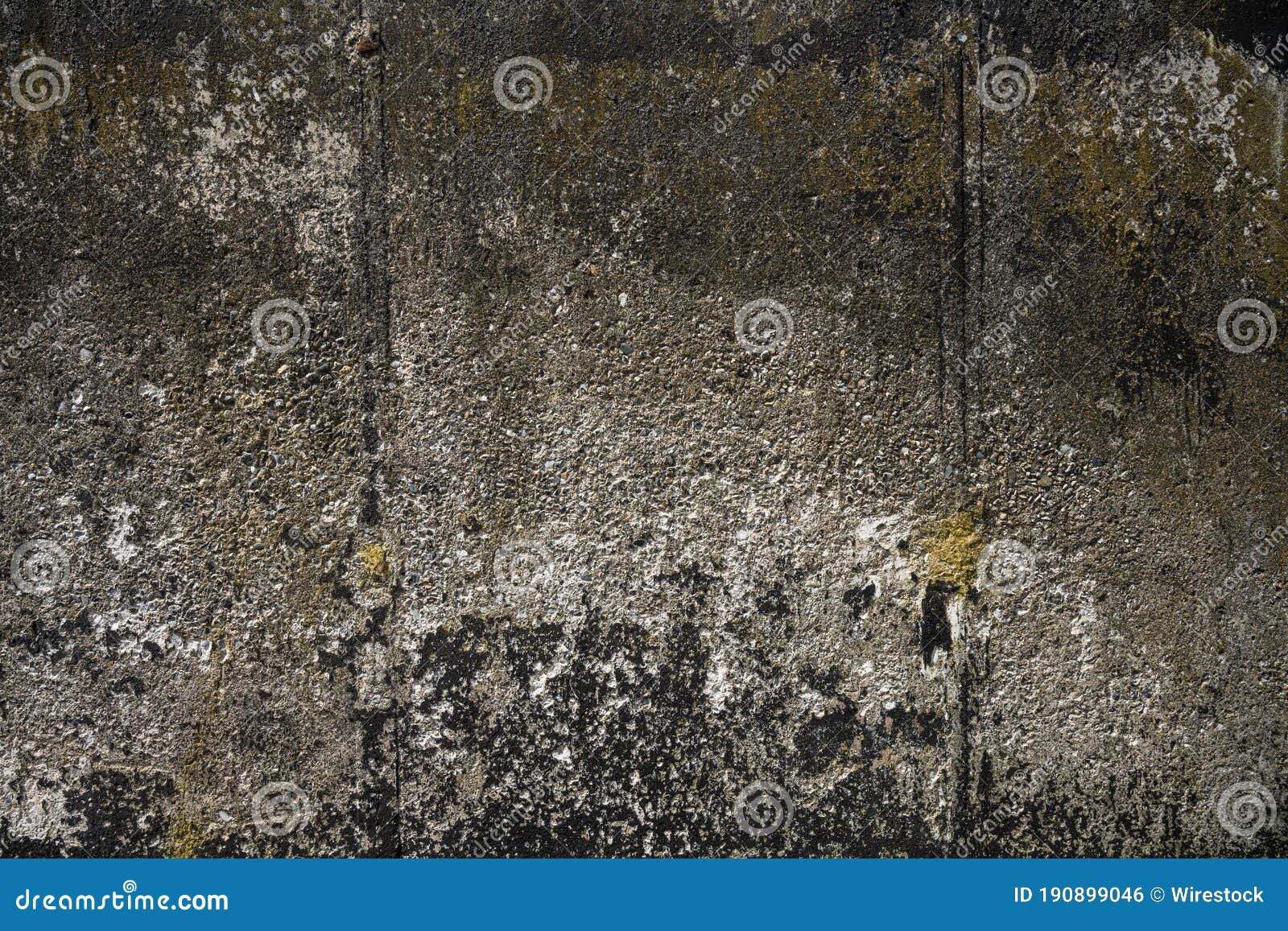Old Damaged Concrete Wall Texture for a Background Stock Photo - Image ...
