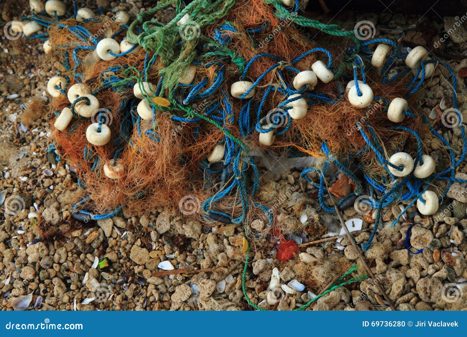 Old damaged fish net stock photo. Image of dirty, background - 69736280