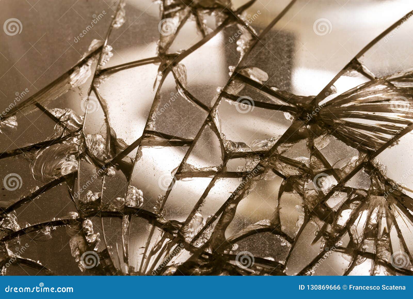 Old Damaged Mirror Glass - Concept Image Stock Photo - Image of damaged ...