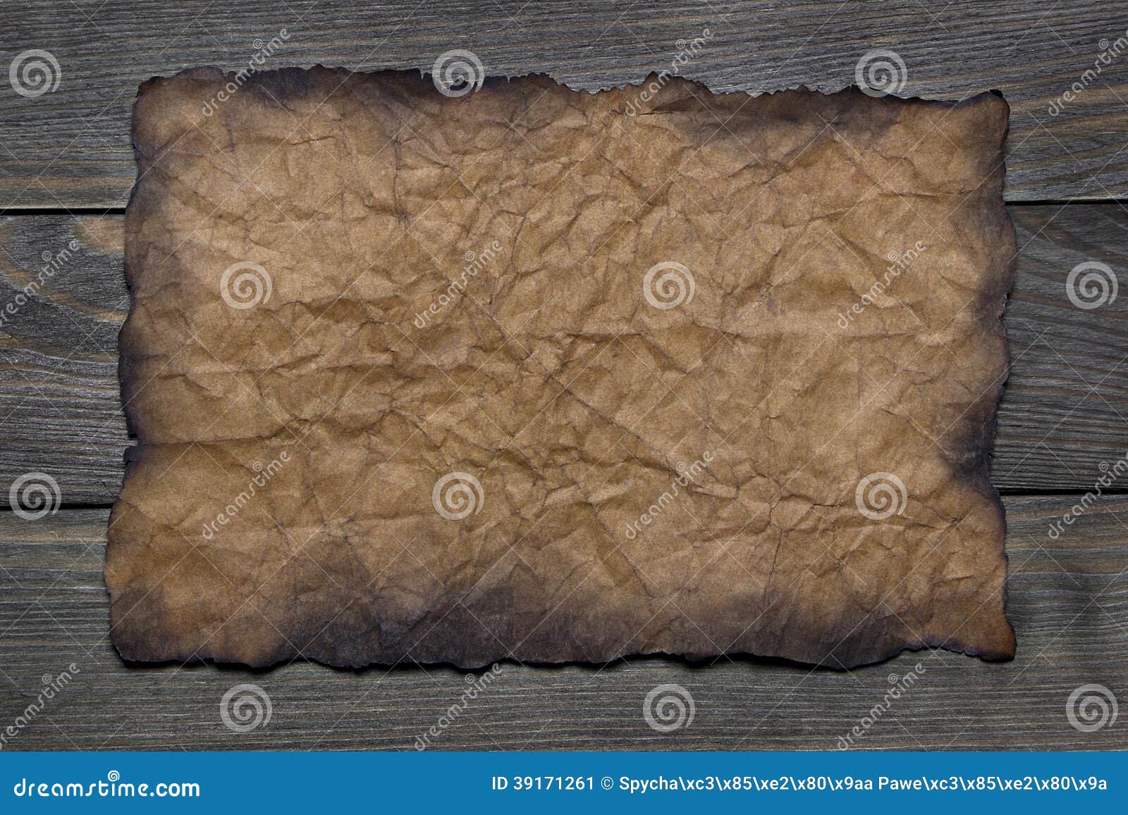 Old damaged paper stock image. Image of sepia, retro - 39171261