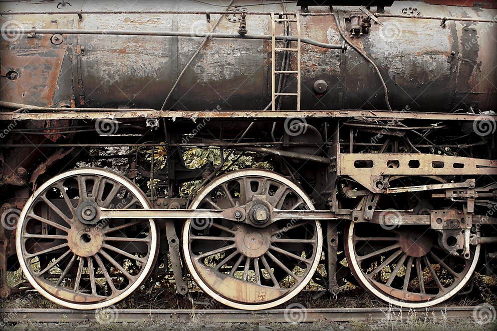 Old damaged rusted train stock photo. Image of dirty - 32502804