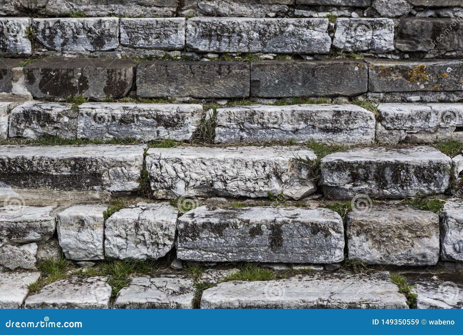 Old Damaged Stone Staircase Stock Image - Image of brick, path: 149350559