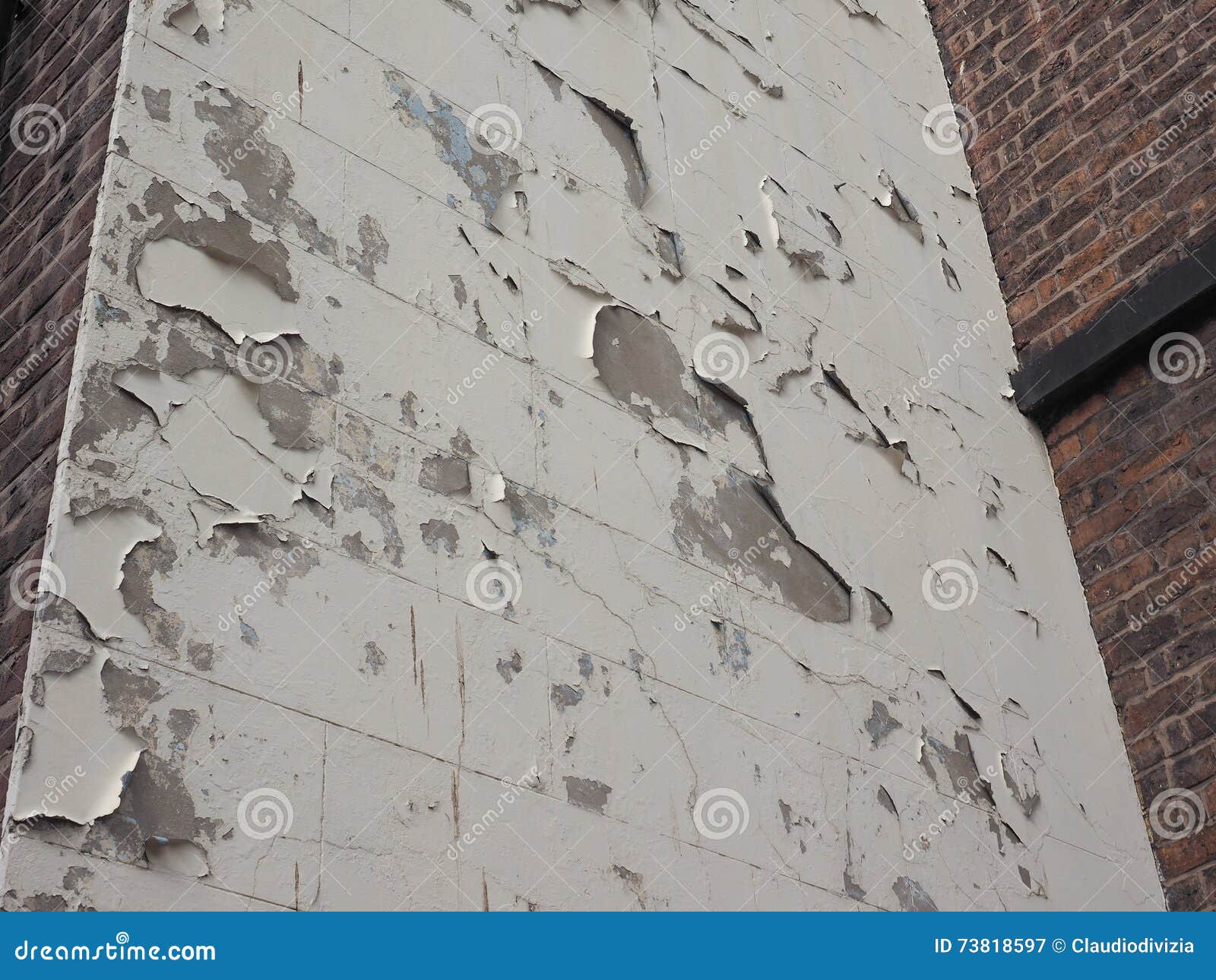 Old damaged wall stock image. Image of damaged, bricks - 73818597