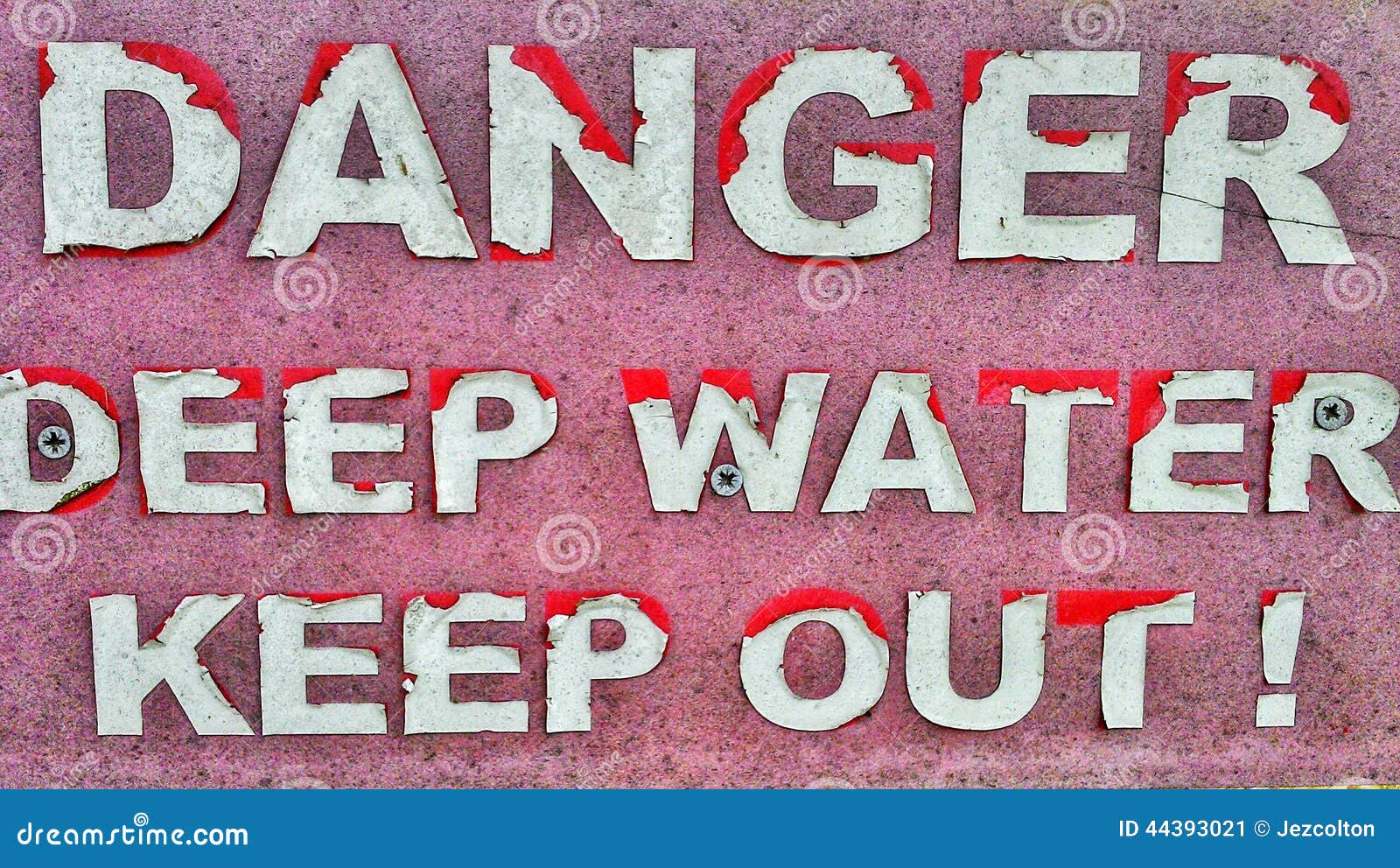 Old danger sign stock image. Image of aged, danger, flakey - 44393021