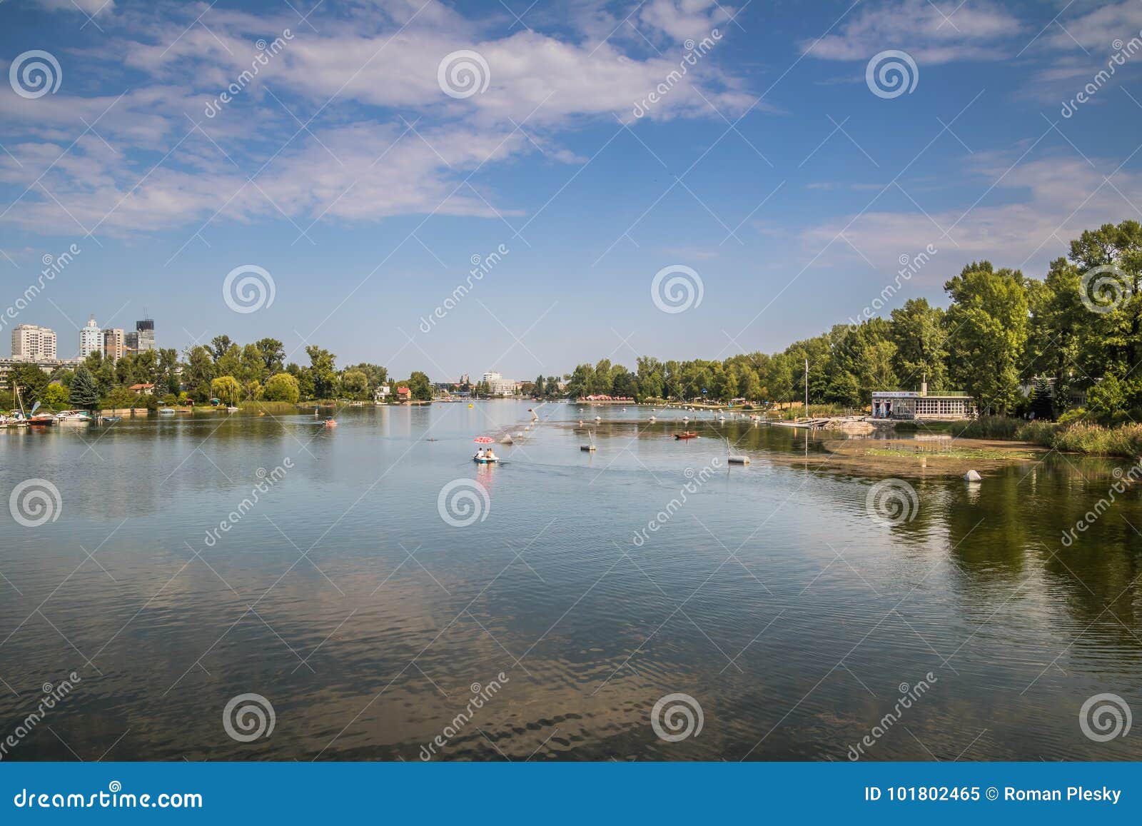 Old Danube, Vienna, Austria Stock Image - Image of austria, area: 101802465
