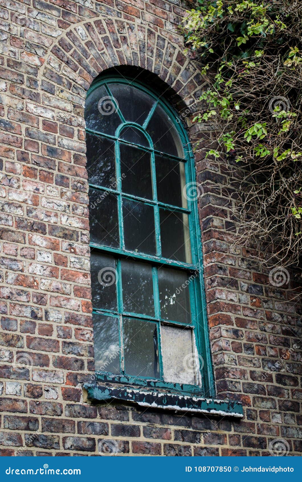 Old arched window stock photo. Image of style, window - 108707850