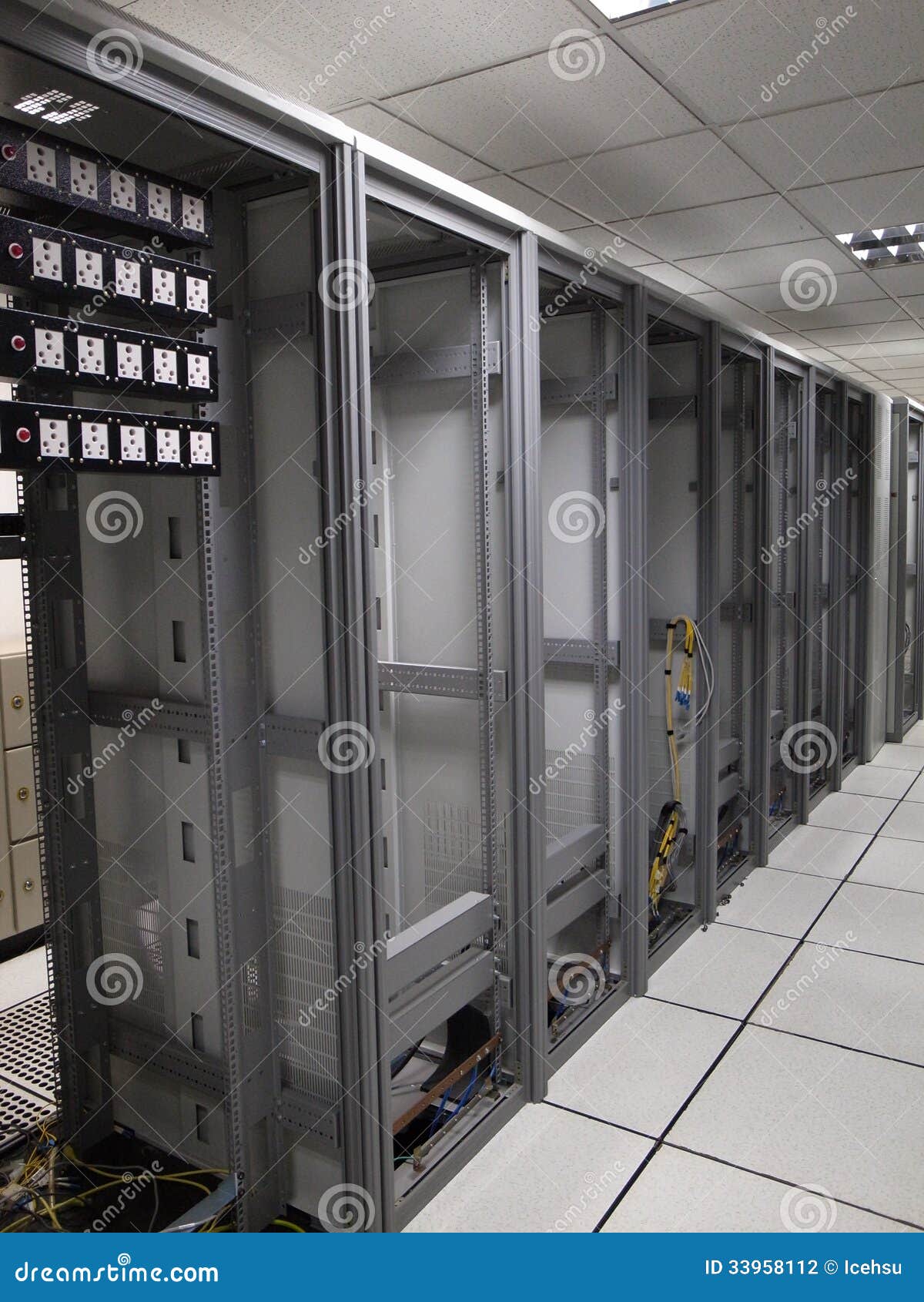 Old Data Center Racks Lineup Stock Photo - Image of future, high: 33958112