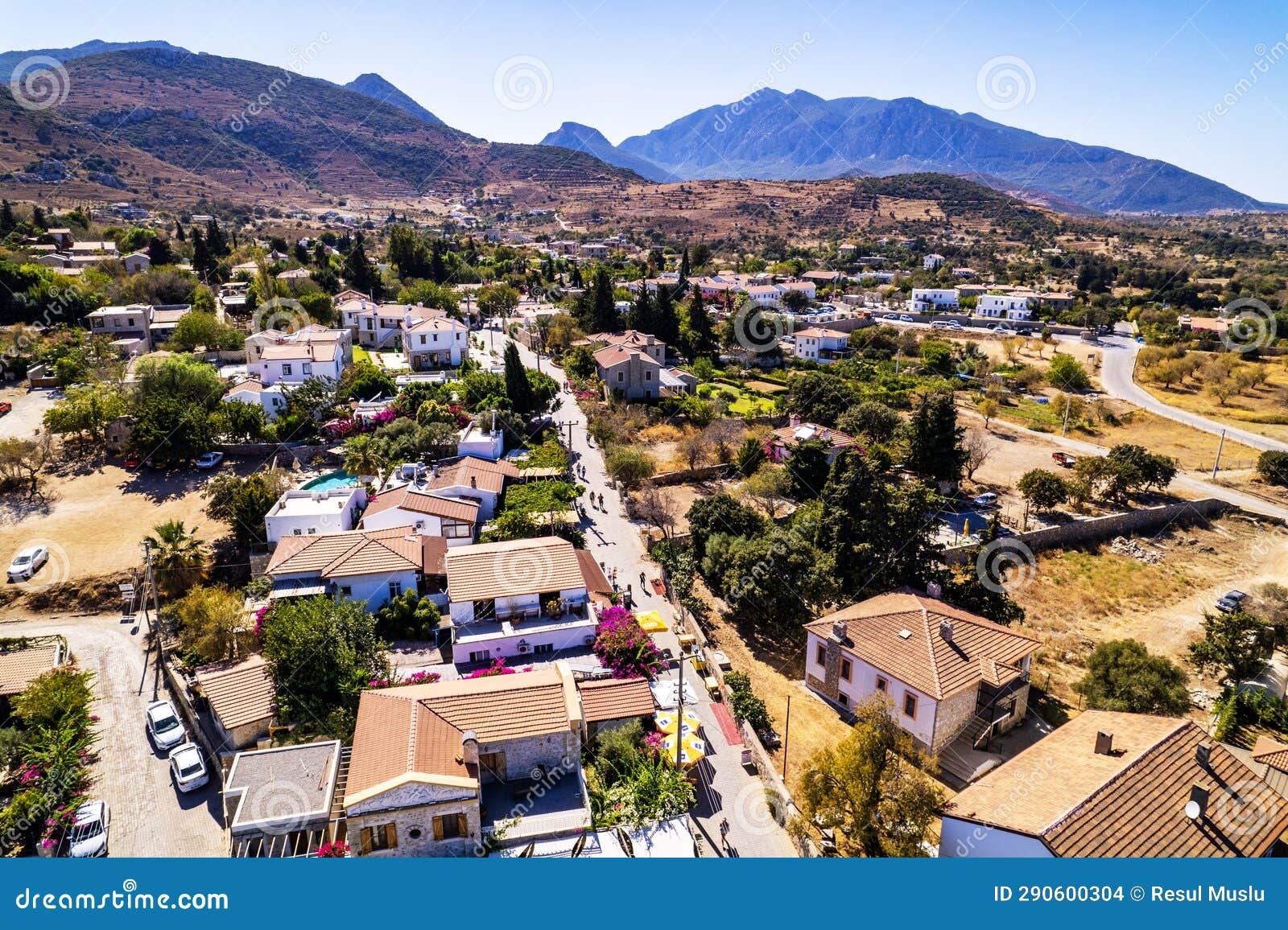 Old Datca District (Eski Datca) in Mugla, Turkey. Stock Photo - Image ...