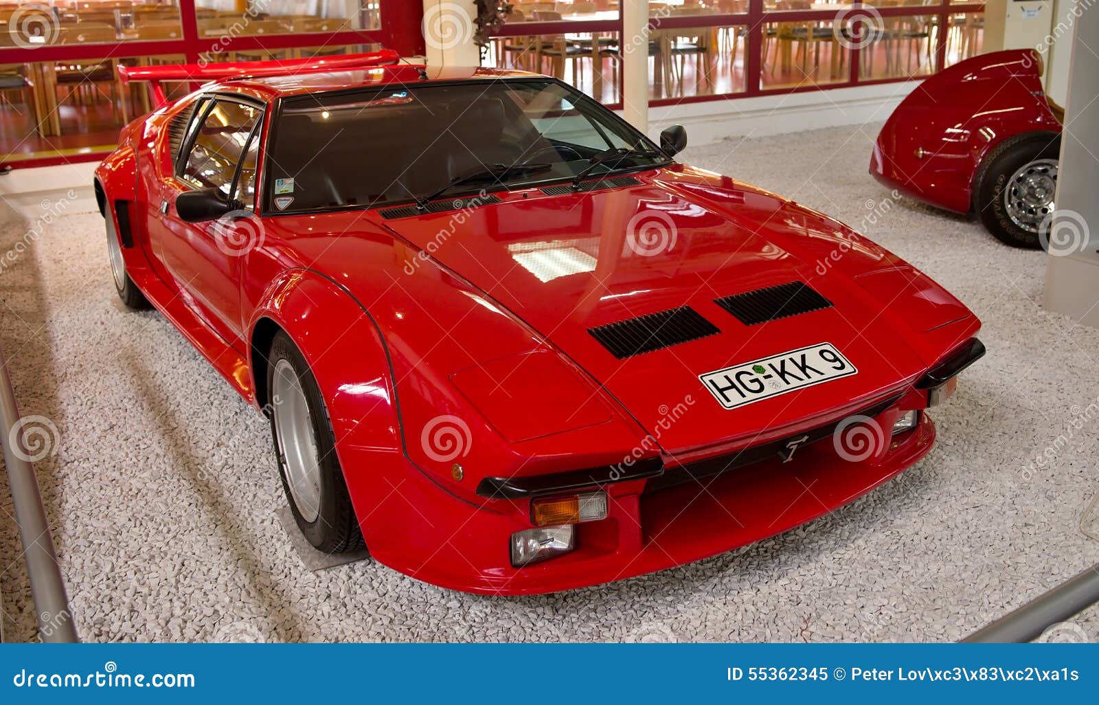 De Tomaso Pantera Gts Red Color Editorial Image | CartoonDealer.com ...
