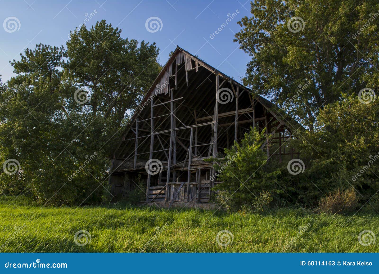 Old Decaying Barn stock image. Image of field, wood, wooden - 60114163