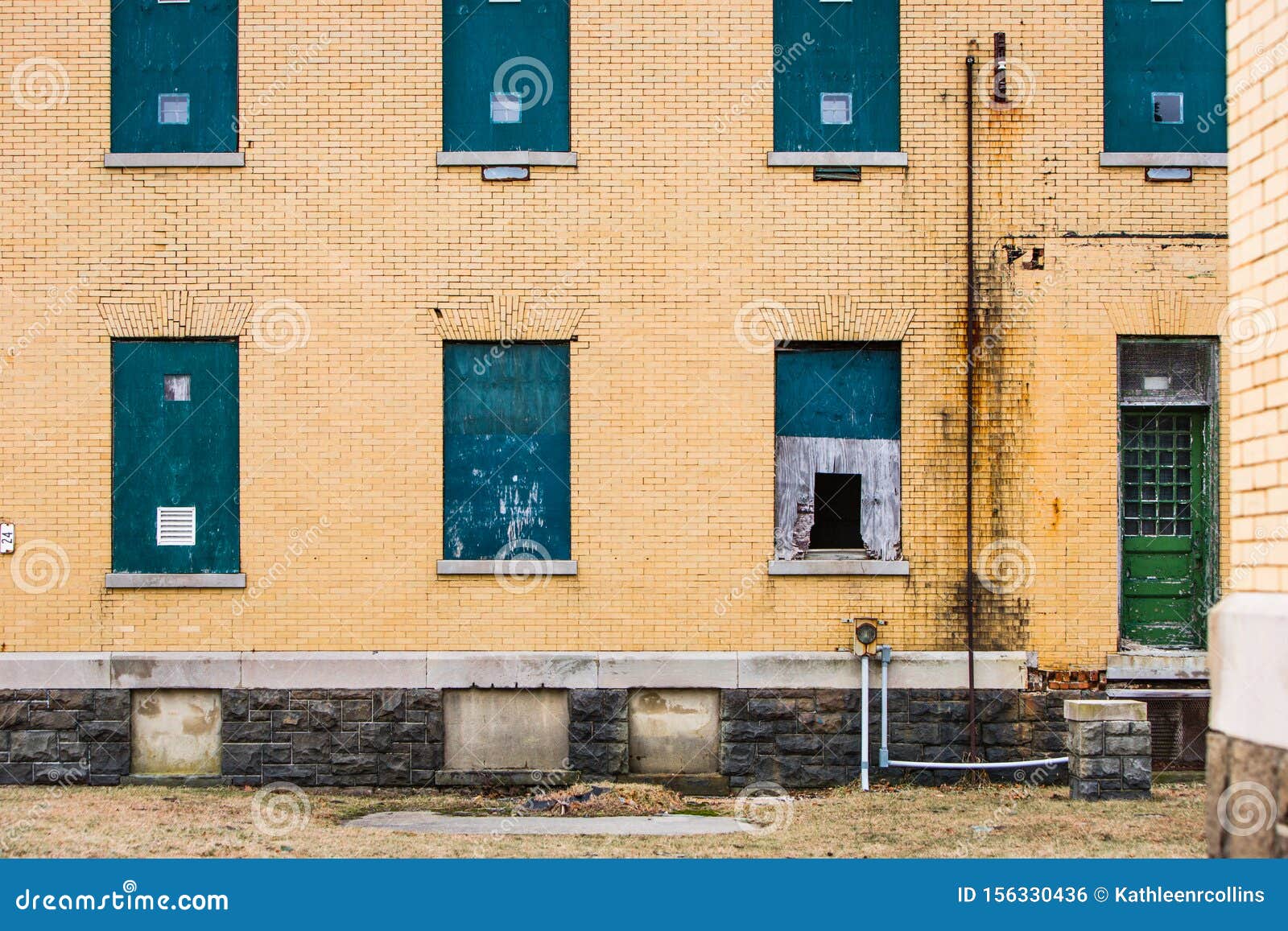 Old Decaying Brick Building Stock Photo - Image of decaying ...
